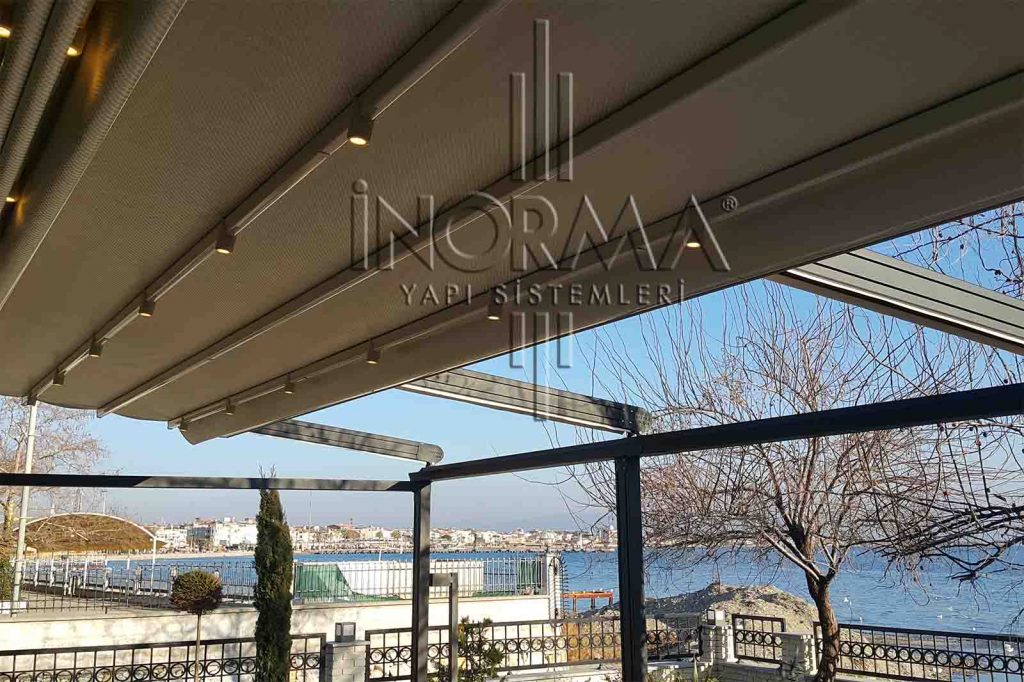 Bioclimatic Pergola, Rolling Roof, Giyotin Cam, Zip Perde